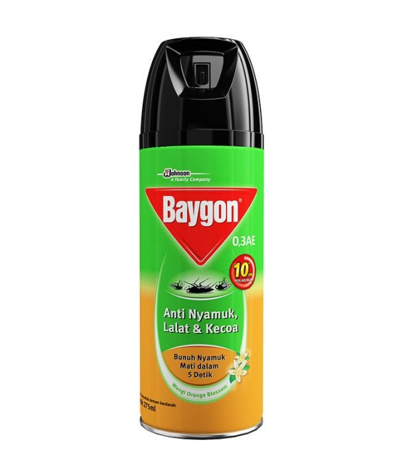 BAYGON AEROSOL ORANGE BLOSSOM 200ML | Lazada Indonesia