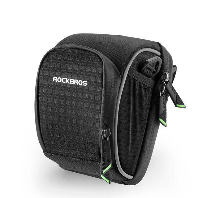 ROCKBROS Bicycle Bag Front Handlebar Bag Folding Bike MTB Road Bike Bag ...