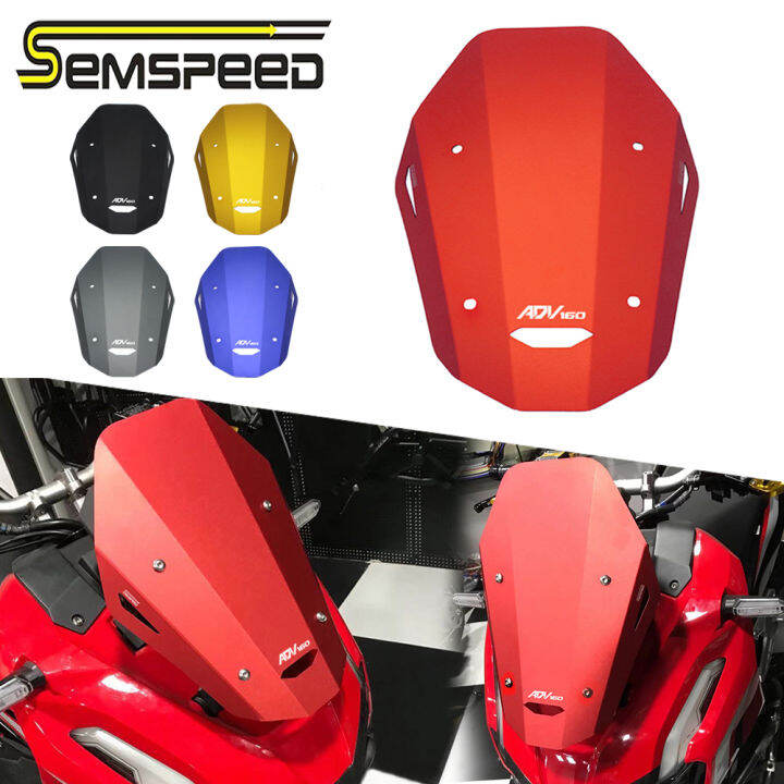 SEMSPEED CNC Front Windscreen Windshield Wind Shield Airflow Deflector ...
