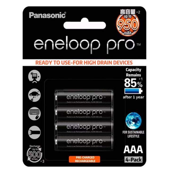 Brand New Panasonic Original Eneloop Pro 950mAh AAA 2500Mah AA Batterys ...