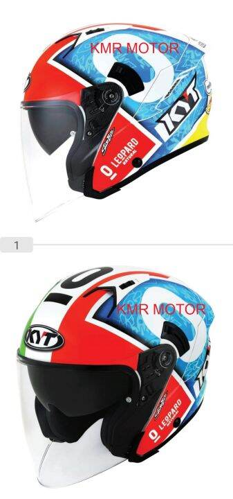 KYT HELMET NFJ DENNIS FOGGA MISANO 2021 REP X037 DOUBLE VISOR | Lazada