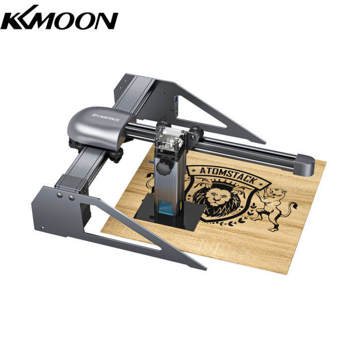 KKmoon ATOMSTACK P7 40วัตต์ La-Ser แกะสลักสก์ท็อป DIY แกะสลักเครื่องตัดที่มี200*200แกะสลัก ...