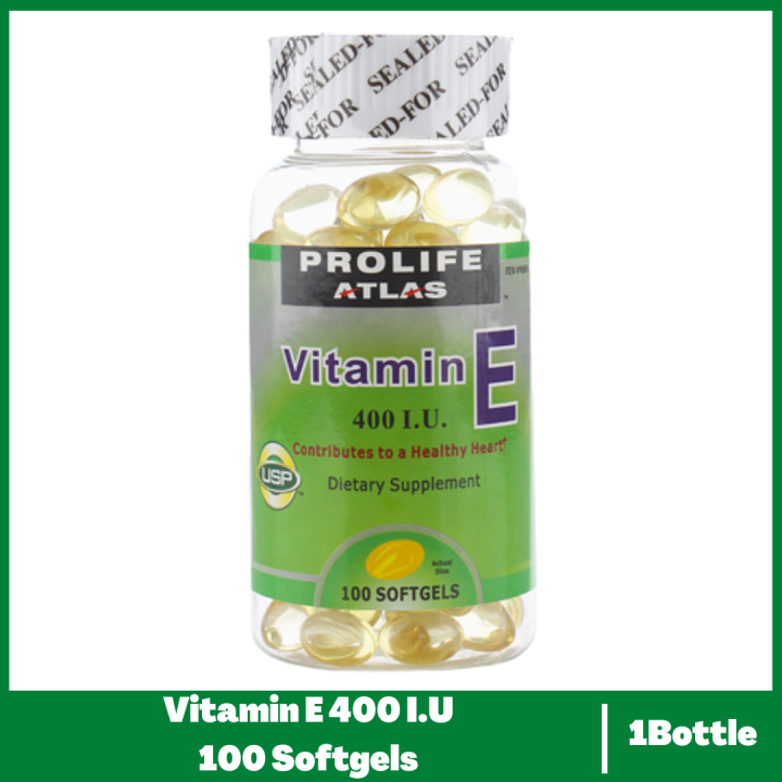 Pro-Life Vitamin E 4001U 100 Capsules ( 1 Bottle ) | Lazada PH