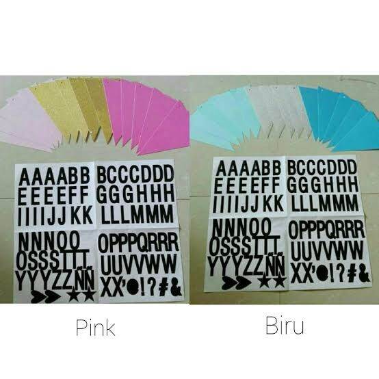 BISA COD BANNER DIY (15 BENDERA + HURUF + TALI ) - BANNER COSTUM ...