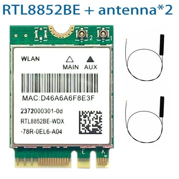 Realtek RTL8852BE Network Card Wifi 6 1800Mbps BT 5.0 Dual Band Wireless Wi-Fi Adapter 802.11Ac ...