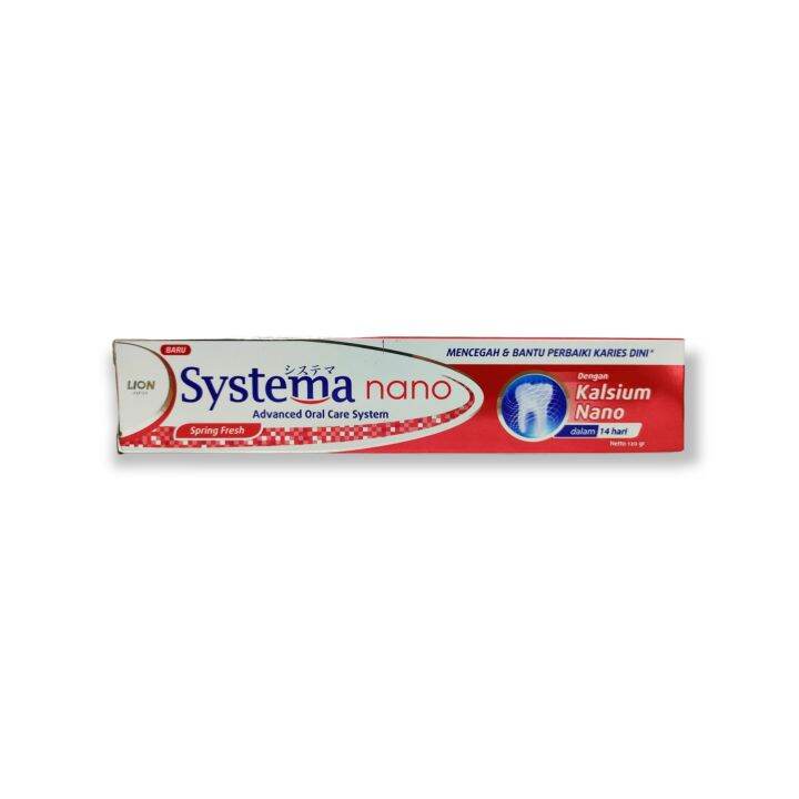 (Indonesia) Systema Nano Toothpaste. Spring Fresh. 120 grams. | Lazada PH