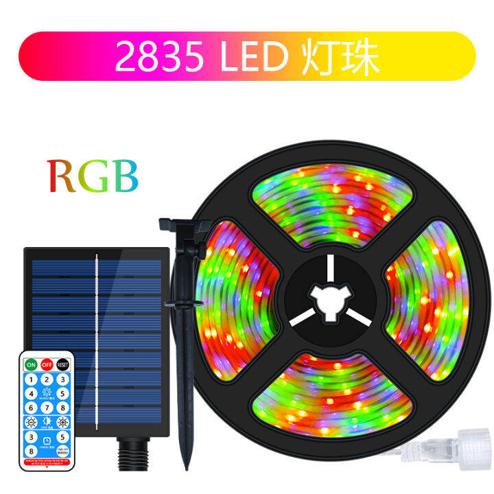 OU BANG Led Strip Solar Strip lights 5M 10M Courtyard IP67 Waterproof ...