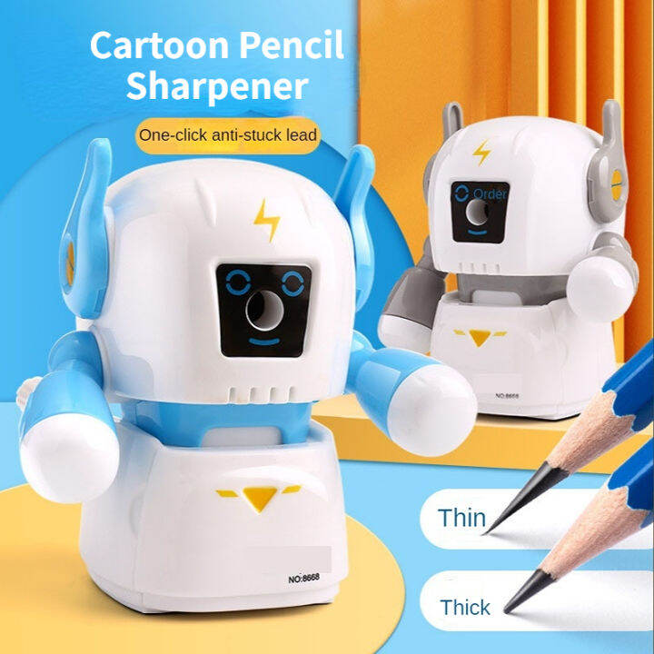 Children's Cartoon Sharpener Hand Shake Pencil Sharpener Adjustable ...