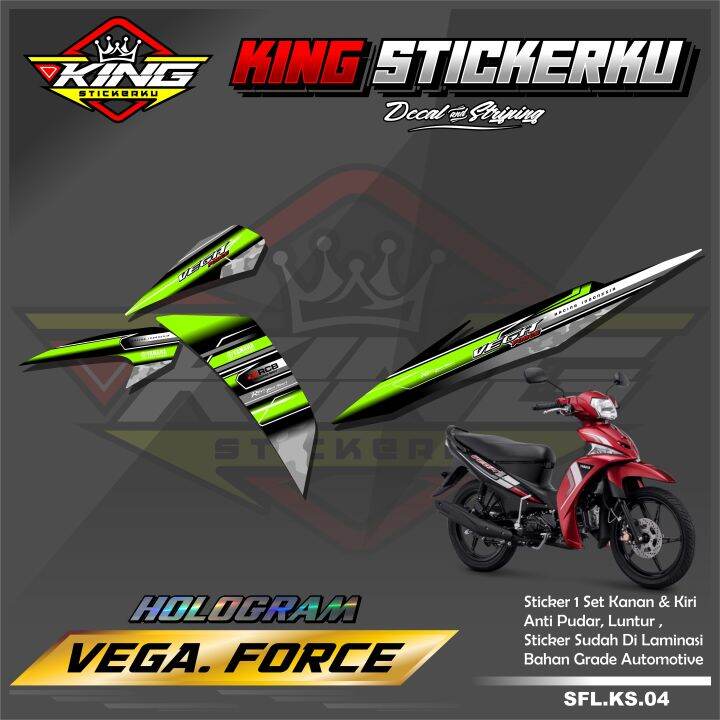 Sticker Striping Variasi Vega Force - Stiker Striping Motor Vega Force ...