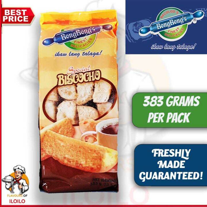 Flavours of Iloilo | Biscocho Big Pack 383 grams | Bongbongs Pasalubong ...