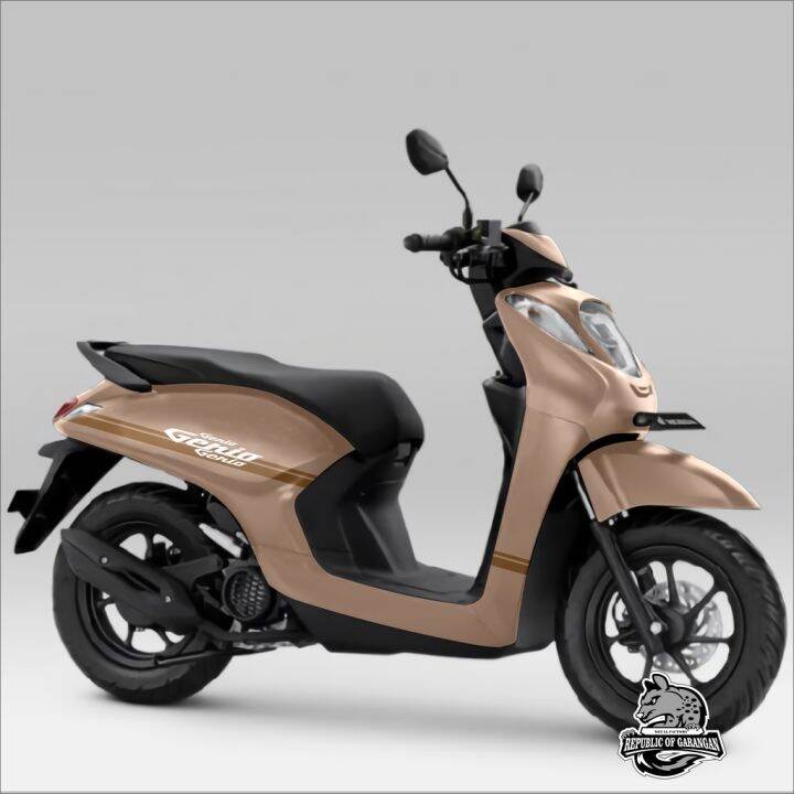 decal honda genio full body simple emblem costum sticker | Lazada Indonesia