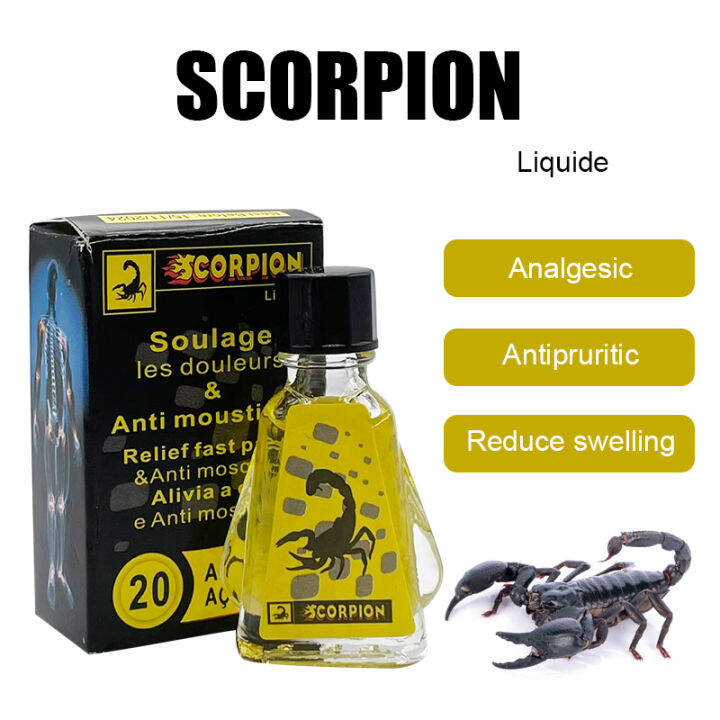 3ml Scorpion Extract Oil for Arthritis Mosquito Bites Refreshing Pain ...