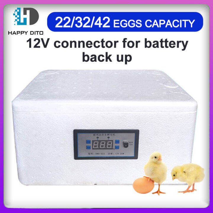 223242 Egg Automatic Digital Incubator Chicken Poultry Hatcher ...