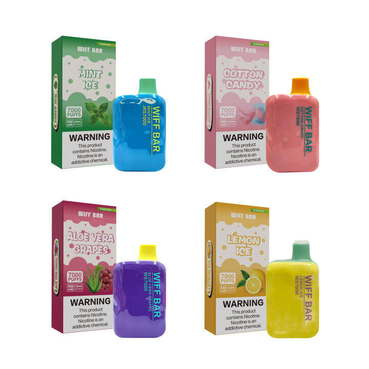 Wiff bar 7000 Puffs Disposable 3% Rechargeable Original wholesale store ...