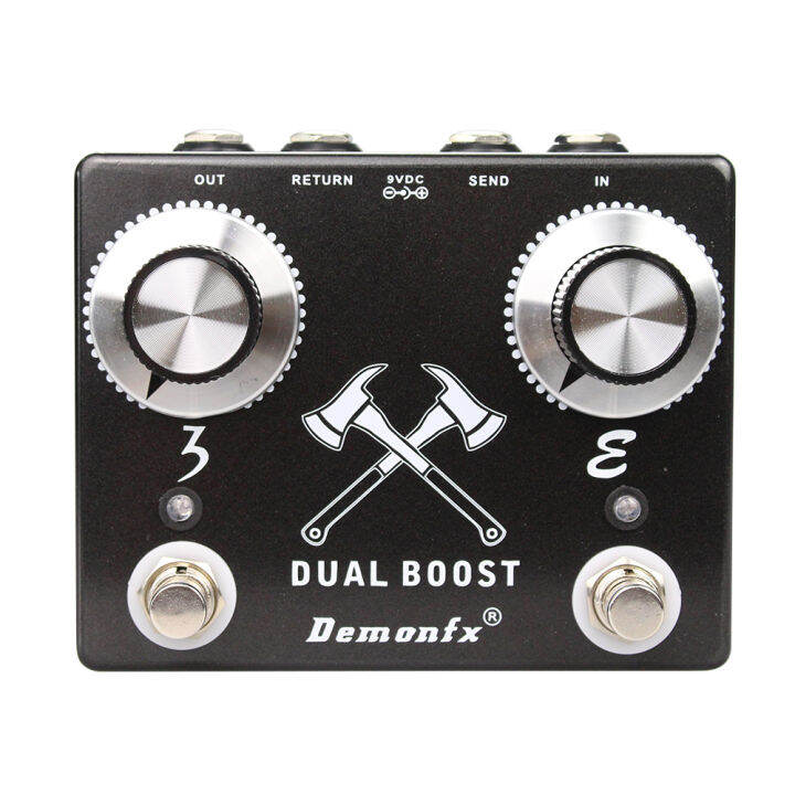 New Demonfx Dual Boost Preamp Effect Pedal Combine Two Booster In One ...