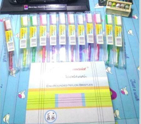 Springmaid toothbrush economy travel portable soft toothbrush - Sold ...