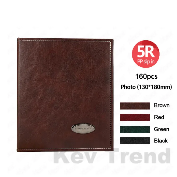 Kev Trend 5R 7inch Photo Album 160 Sheets Storage Album Retro Photo ...