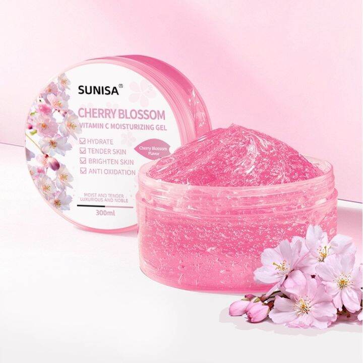 Sunisa Sakura Blossom and Vitamin C Moisture Gel 300g Rejuvenate Skin ...