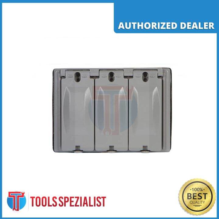 PANASONIC WN7803-8 3-GANG WEATHERPROOF PLATE METALLIC | Lazada PH