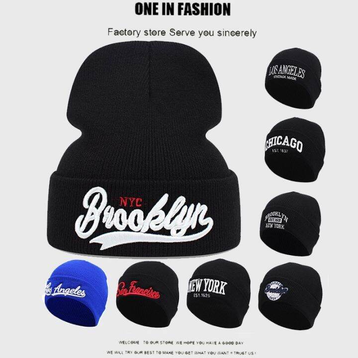 Fashion beanie hat NEW YORK High Quality Outdoor bonet beanie for men ...
