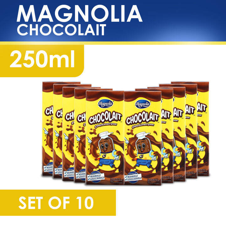 Magnolia Chocolait (250mL) Set of 10 | Lazada PH