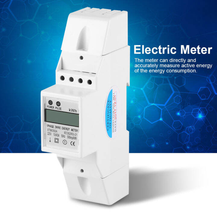 Single Phase Electric Meter High Reliability Electric Meter Electric ...