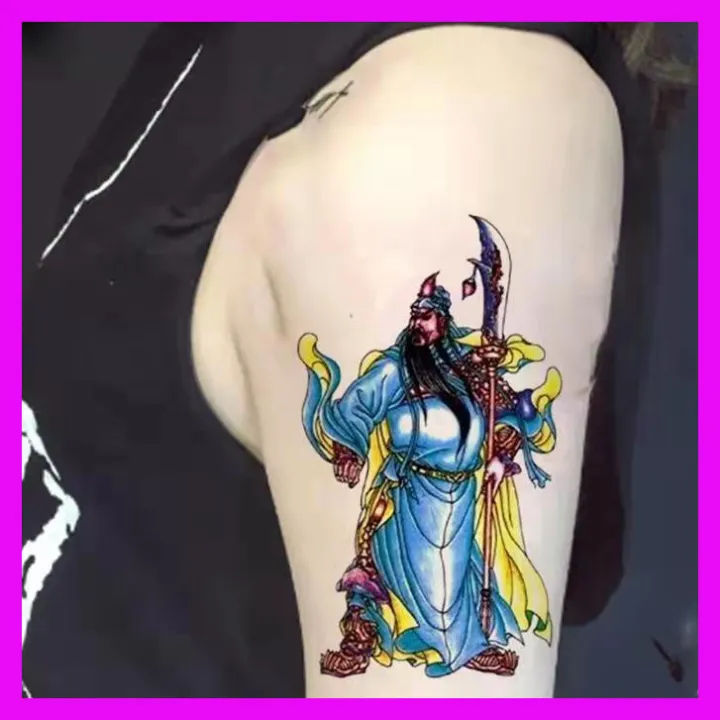 Guan Gong temporary tattoo stickers waterproof durable men and women ...