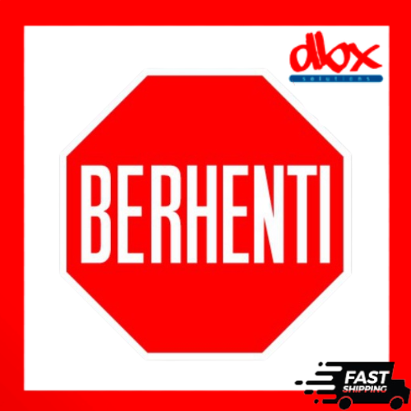 RP1 @ BERHENTI - Reflective Road Traffic Sign | Lazada