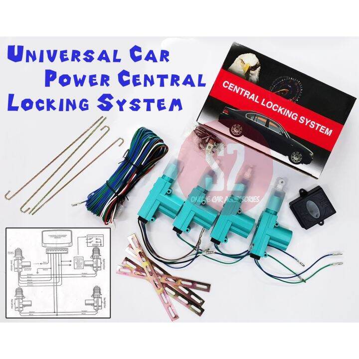 Universal Central Locking System Car Power Control Module Central Lock ...