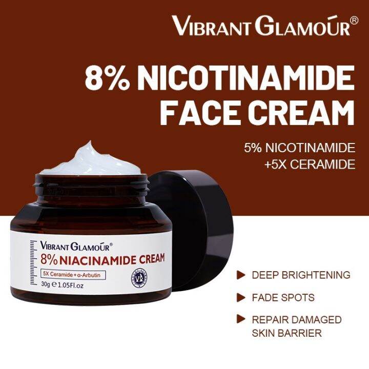 【COD】 VIBRANT GLAMOUR 8 Niacinamide Whitening Face Cream/serum/Gel ...