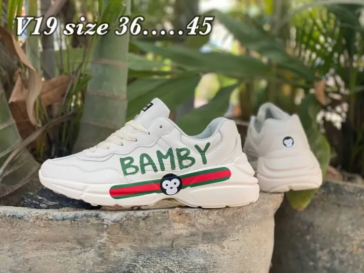 รองเท้าผ้าใบ MLB KONGGA GUCCI Edition 🐵🙉 | Lazada.co.th