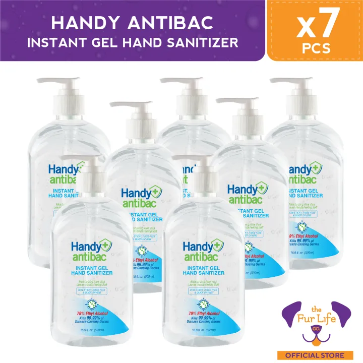 Handy Antibac Instant Gel Hand Sanitizer 70% Ethyl Alcohol 500mL Super Bundle of x7 | Lazada PH