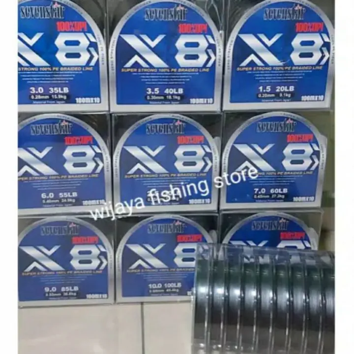 senar PE sevenstar no 5.0 (50lbs) | Lazada Indonesia