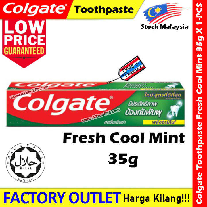 Colgate Toothpaste - Fresh Cool Mint - 35g | Lazada