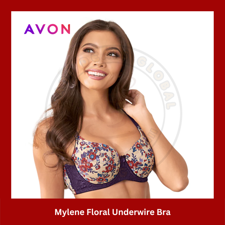 AVON Mylene Floral Underwire Bra | Lazada PH