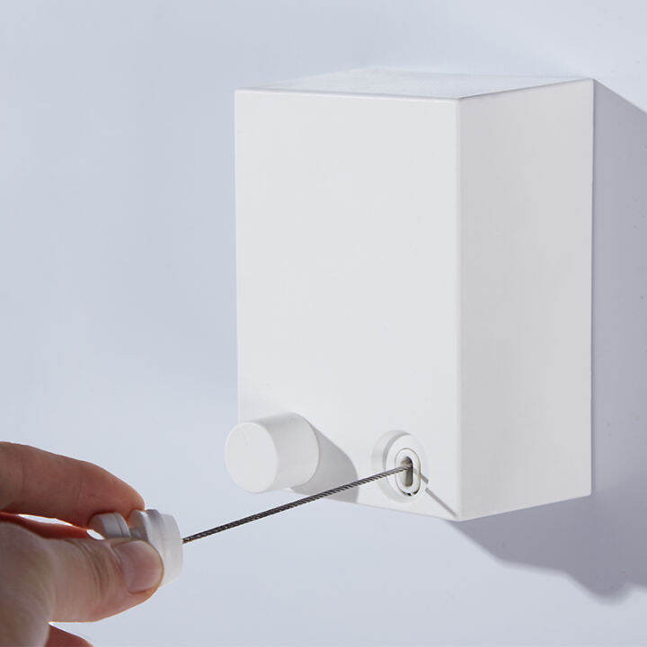 Invisible clothesline in bathroom, indoor punching-free, retractable ...