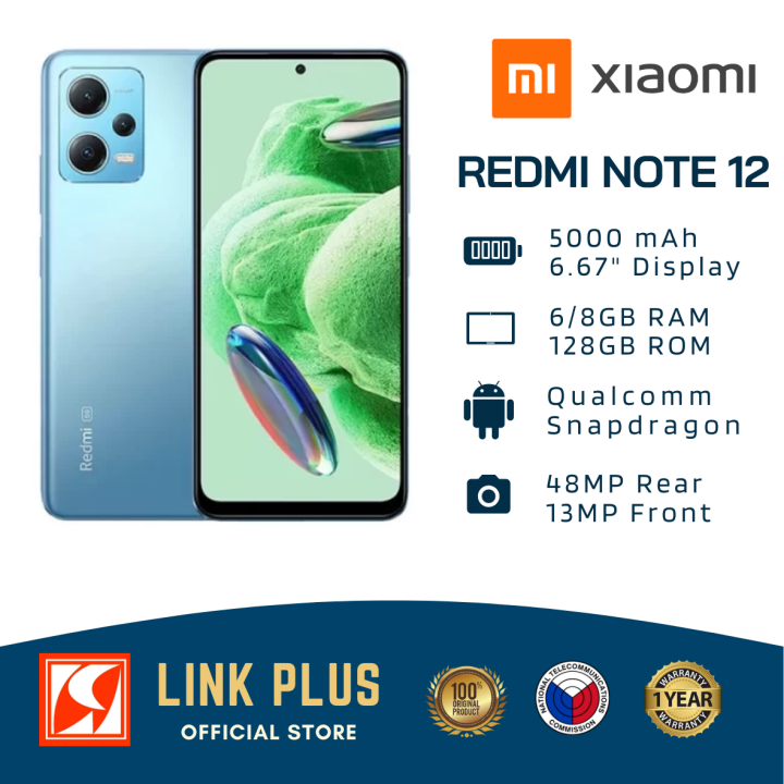 Xiaomi Redmi Note 12 6/8GB RAM + 128GB ROM (Original and Sealed ...