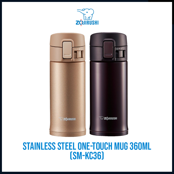 ZOJIRUSHI SM-KC36 | KC48 Stainless Steel Vacuum Travel Mug 360ml | 480ml | Lazada Singapore