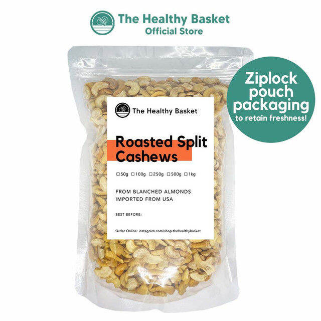 Healthy Basket Roasted Split Cashews 1kg | Lazada PH