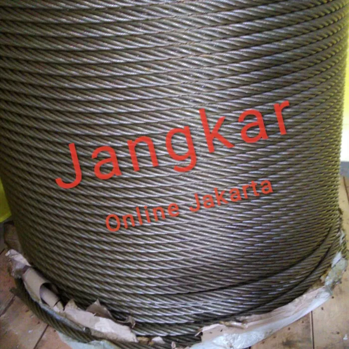 Wire Rope / Kawat Seling 12mm 6x36 Ungalv RHOL sparepart | Lazada Indonesia
