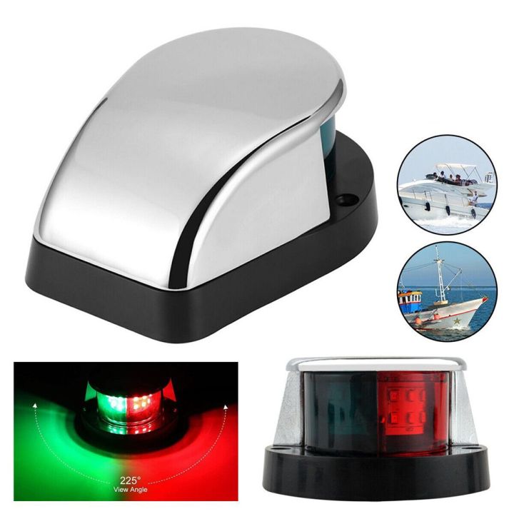LED Boat Navigation Lights Marine Yacht Red Green Running Lamps Bow ...