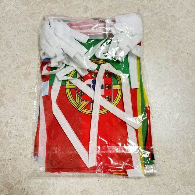 2022 Qatar 8 Meters 32pcs String Flag Country Bunting National String ...