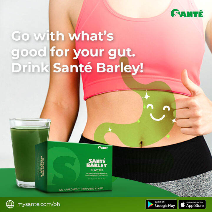 Authentic Sante Barley Capsule 60 Vegetable Capsule Barley Pure Barley ...