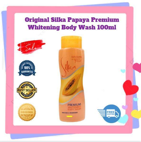 Original Silka Papaya Premium Whitening Body Wash 100ml | Lazada PH