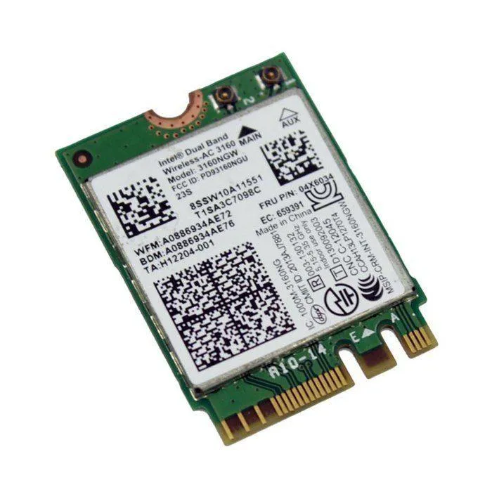 AC3160สำหรับ Intel 802.11AC NGFF M.2 2.4G 5G 433M Hotspot WIFI และ ...