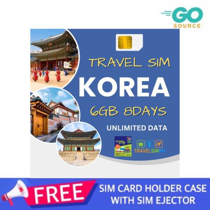 《Ready stock》 ☊♀ 8 Days 6GB Data Travel Sim Card | Lazada PH