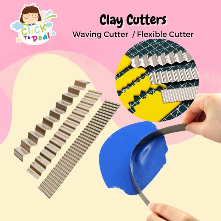 Flexible Polymer Clay Cutter Waving Cutter Air Dry Clay Knife Precision ...