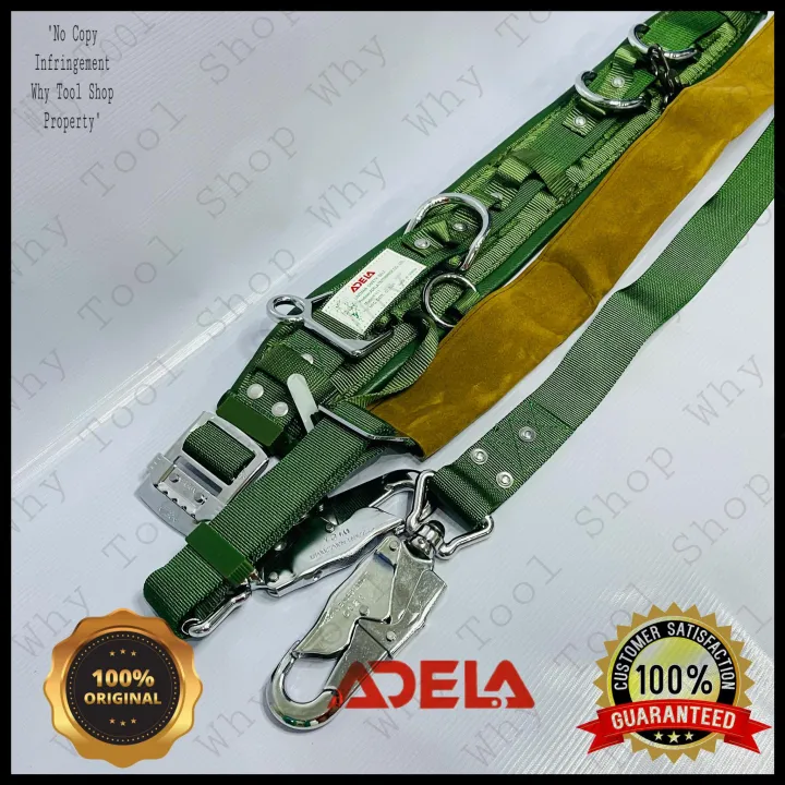 ORIGINAL ADELA H-117 Lineman Climbing Waist Position Safety Belt Fall ...