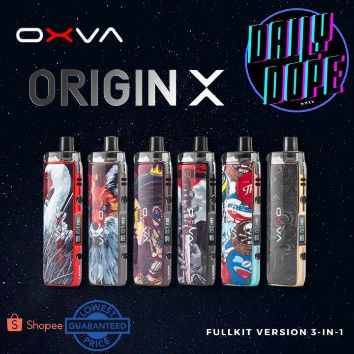 {Legit} Oxva Origin X 3 in 1 Full Kit Anniversary Edition Oxva Origin X ...