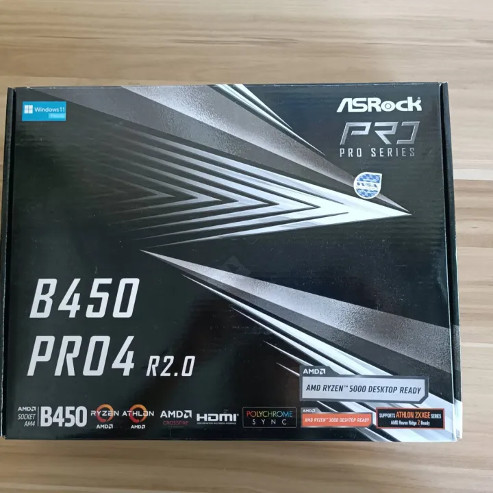 Main Board AM4 ASROCK B450 PRO4 R2.0 | Lazada.co.th